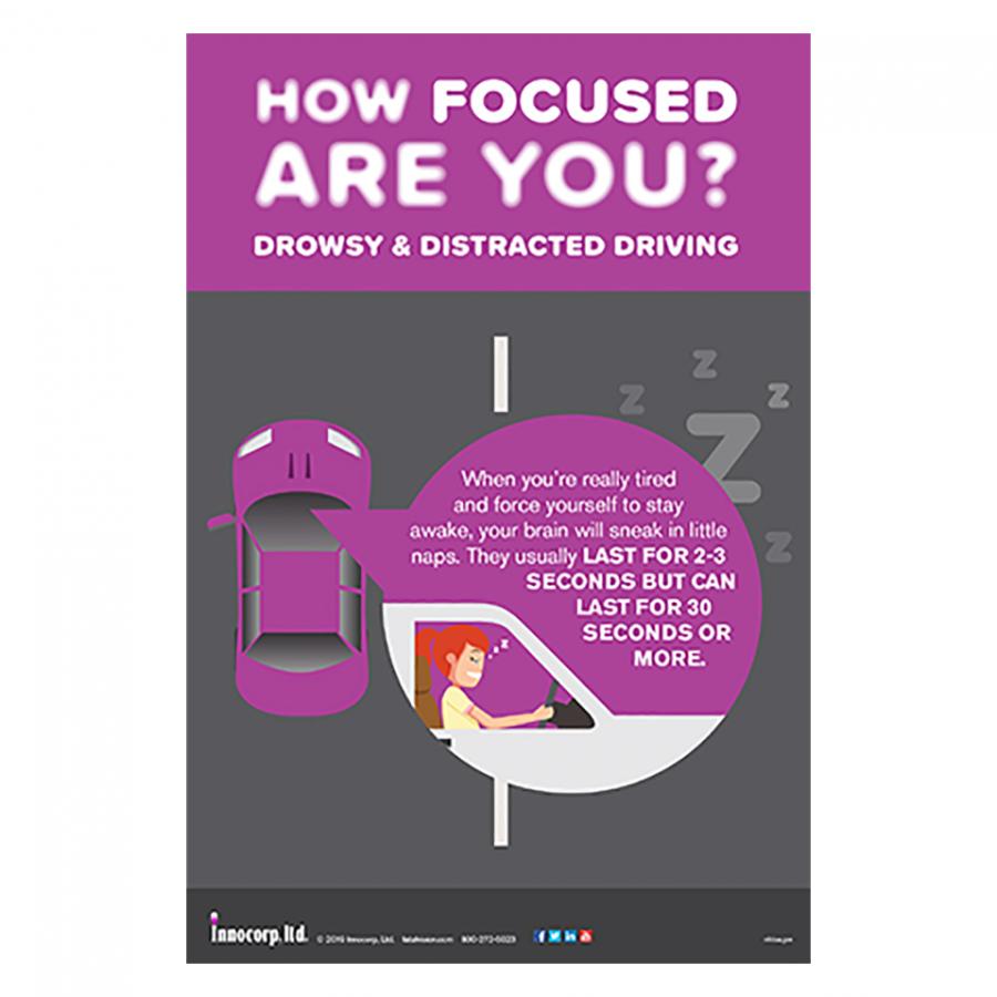 How Focused Are You 3 Poster Pack | Distracted Driving Resources