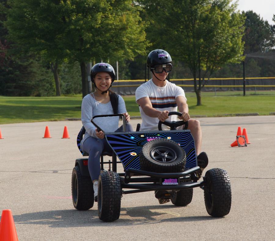 Fatal Vision Roadster 2-Seater Pedal Kart