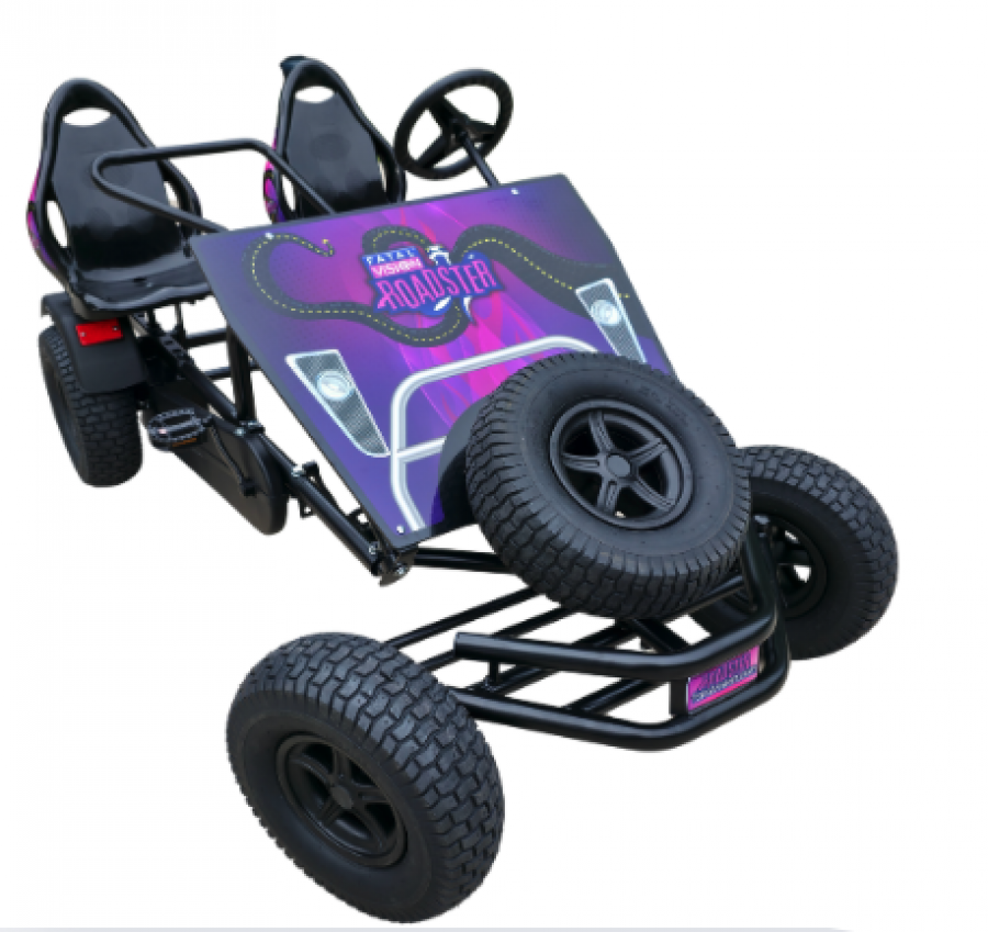 Fatal Vision Roadster 2-Seater Pedal Kart