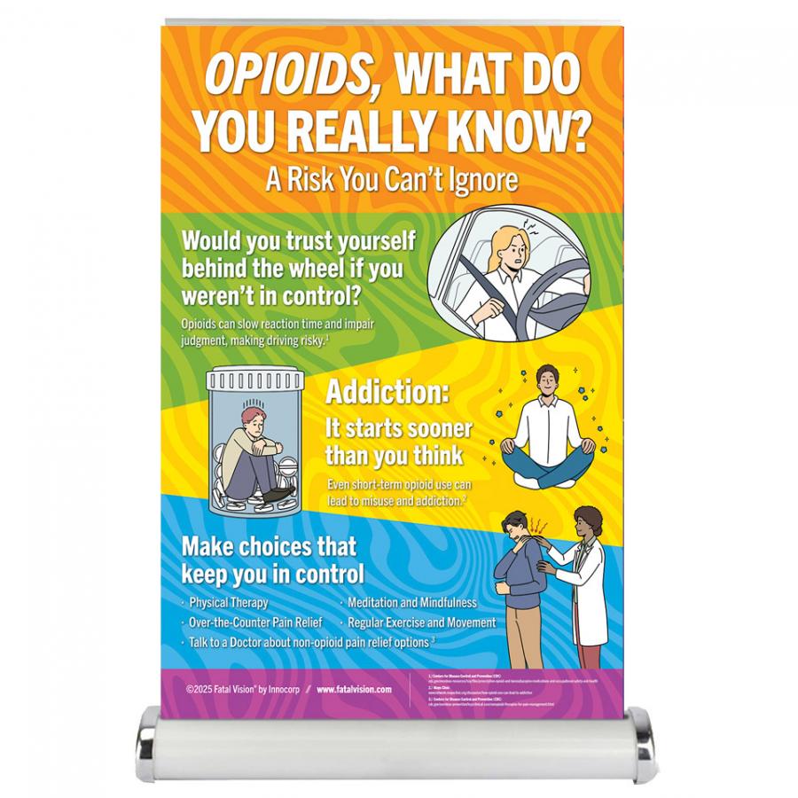 Vaping Tabletop Banner | Drug Abuse Prevention