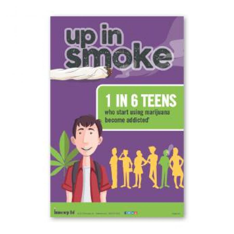 Marijuana "Up in Smoke" 3 Poster Pack | Drug Education Products